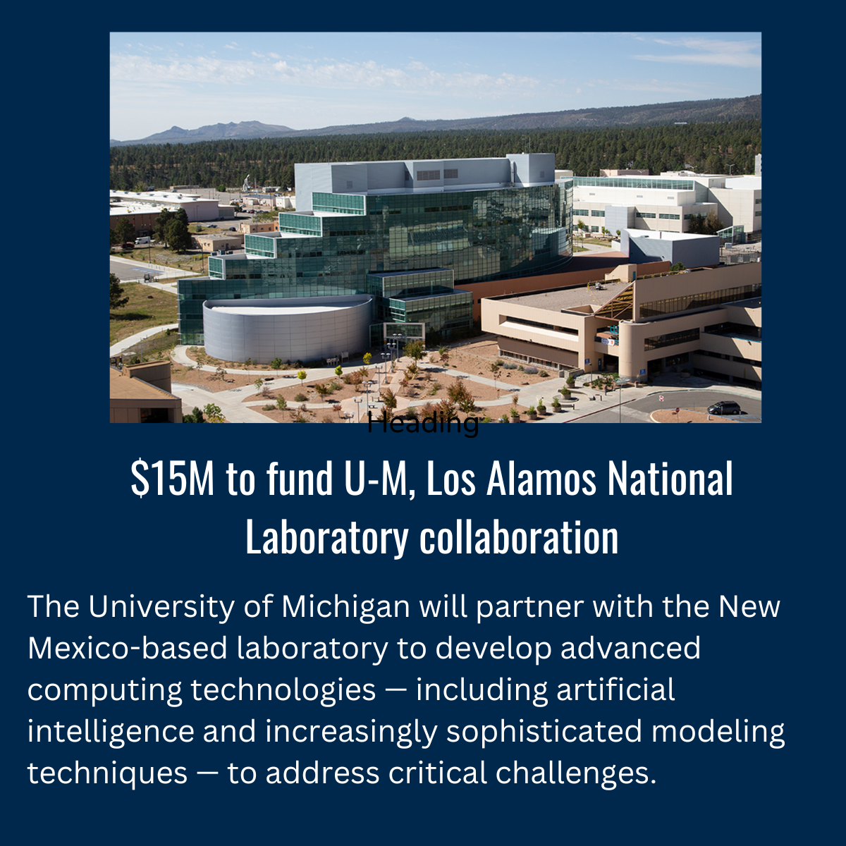 Michigan Institute for Computational Discovery and Engineering ...