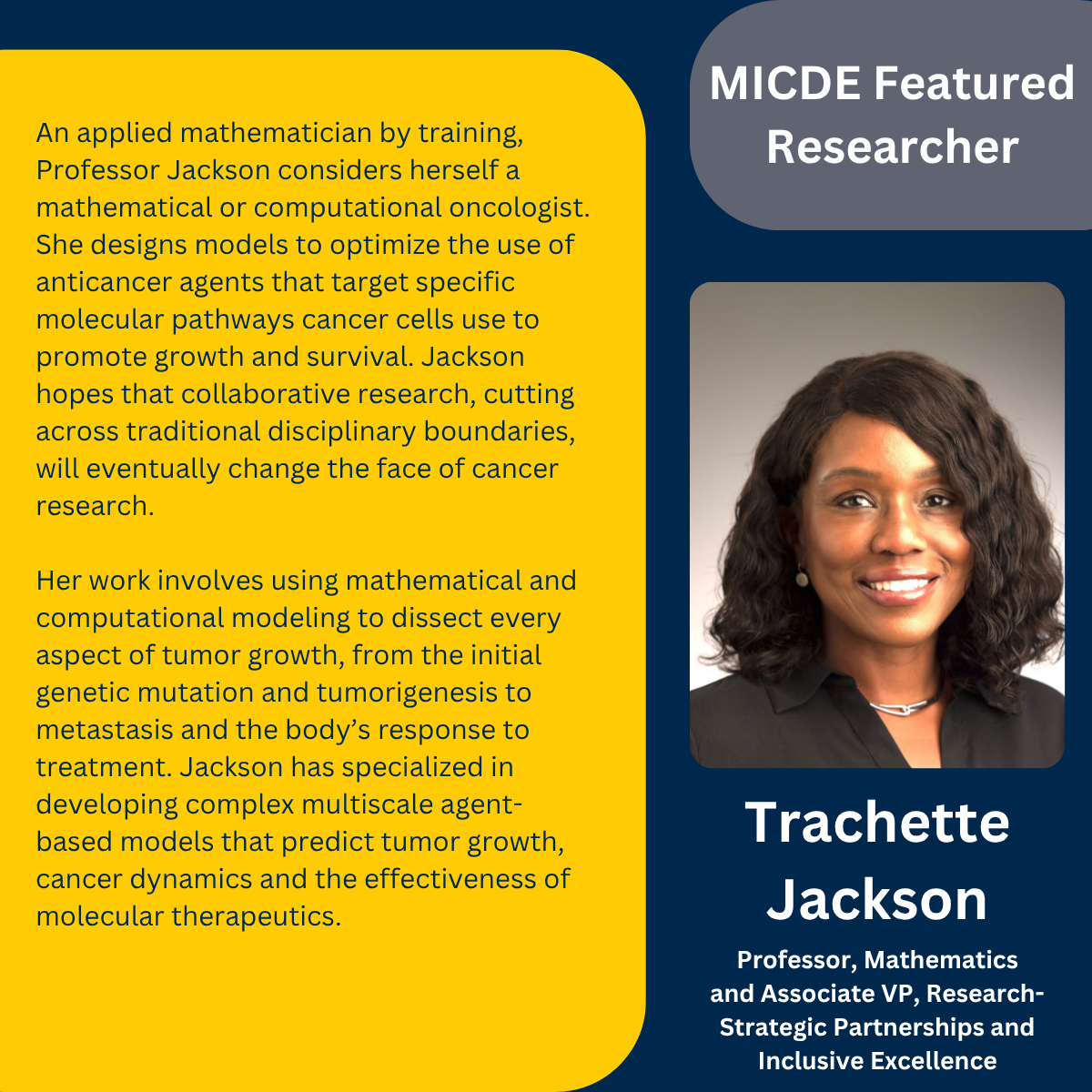 Michigan Institute for Computational Discovery and Engineering ...